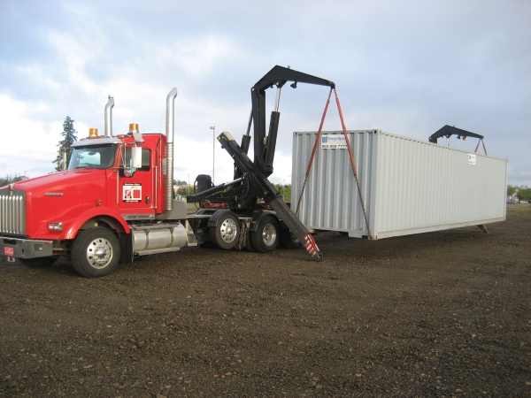Container Lifters NW - Container delivery service, Loaded containers on ...