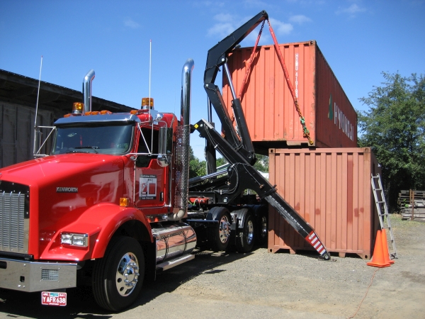 Container Lifters NW - Container delivery service, Loaded containers on ...
